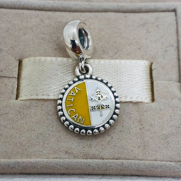 Pandora | Jewelry | Pandora Vatican Flag Exclusive Charm | Poshmark
